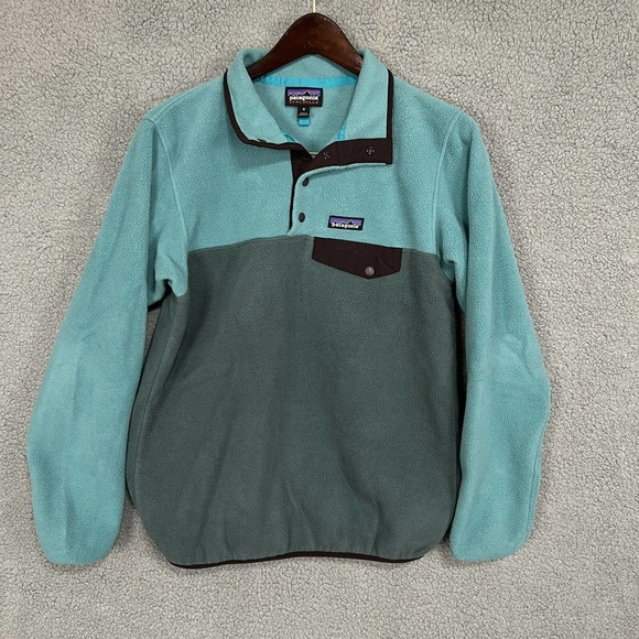 Patagonia | Sweaters | Patagonia Jacket Womens M Synchilla Two Tone ...